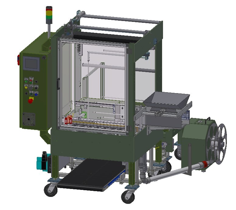 Automated Pusher Infeed Systems Integrated Vertical Packaging Equipment ...