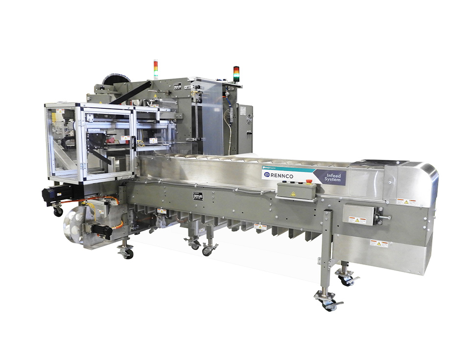 Automated Pusher Infeed Systems Integrated Vertical… | Rennco